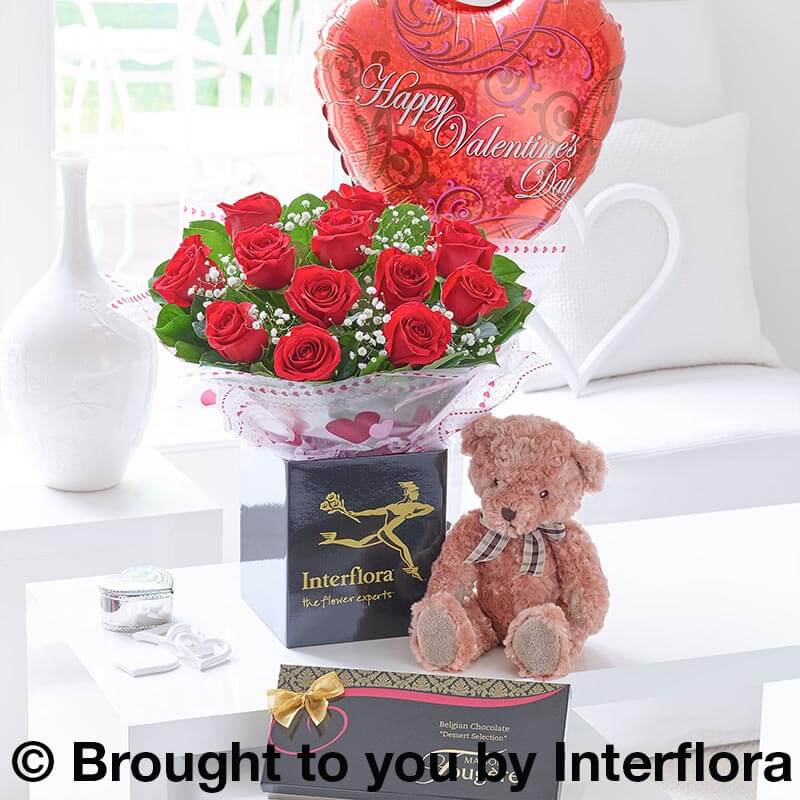 Be my Valentine Gift Set - Navan Flowers